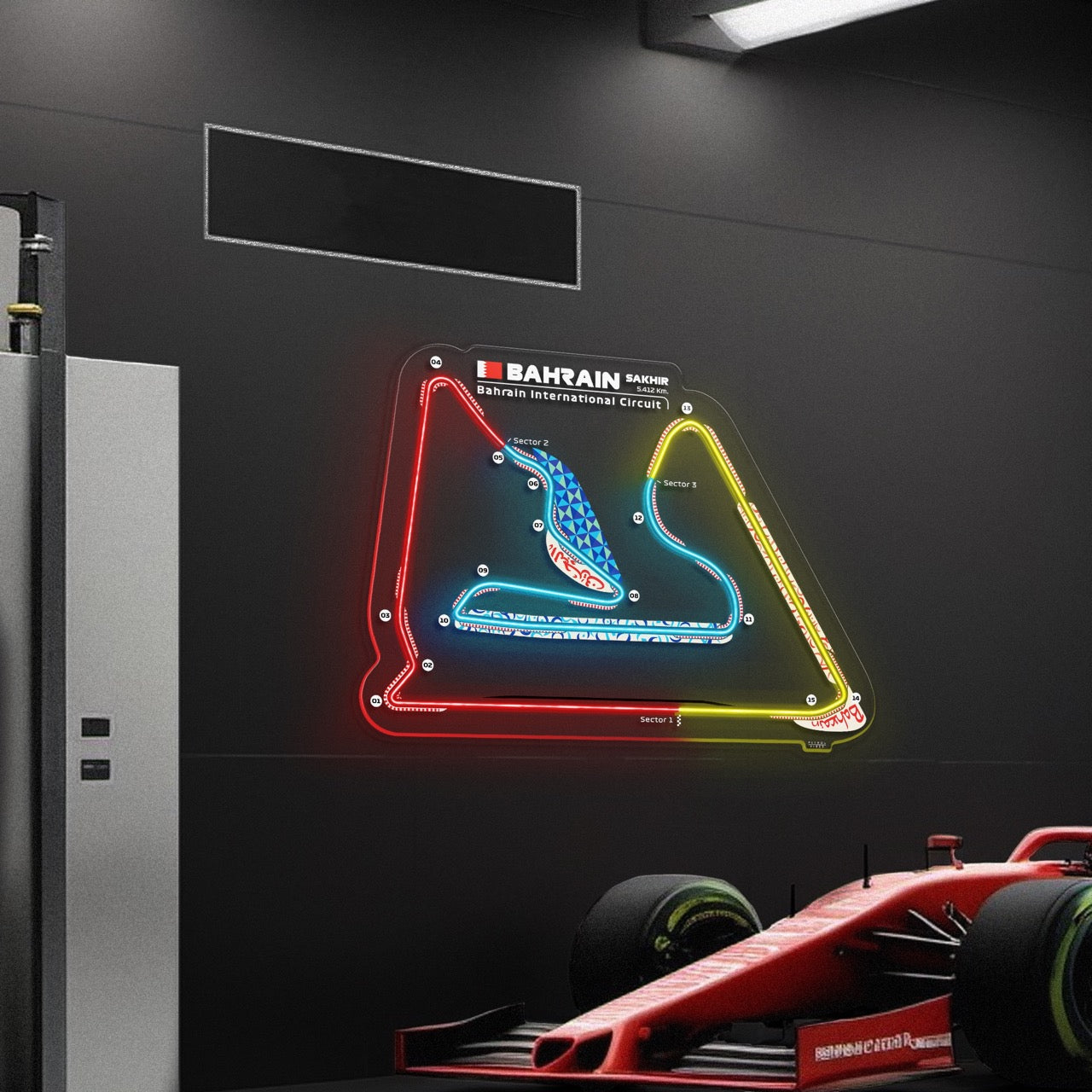 Bahrain International Circuit Neon Race Track – PetrolVibes