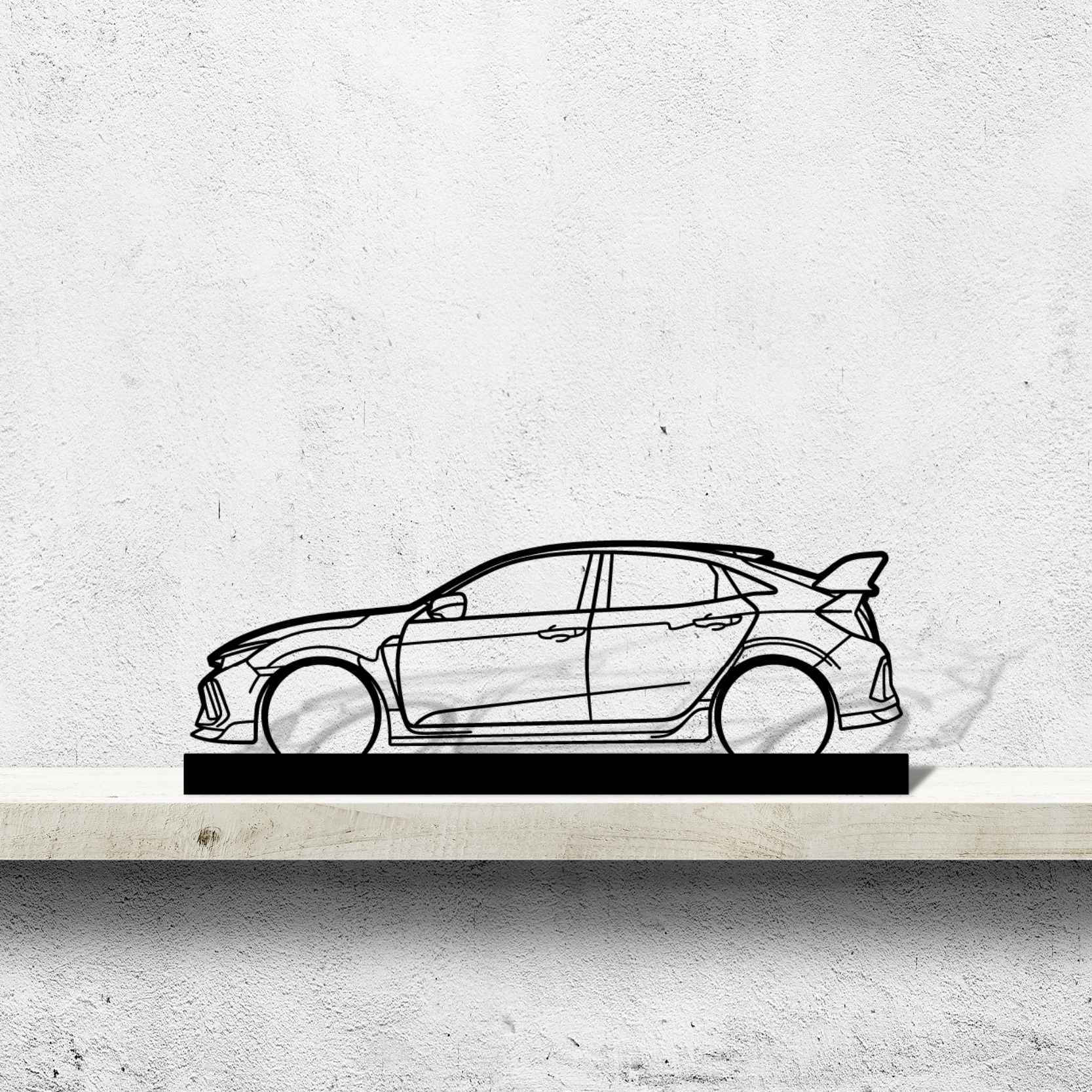 Civic Type R FK8 Silhouette Metal Art Stand – PetrolVibes