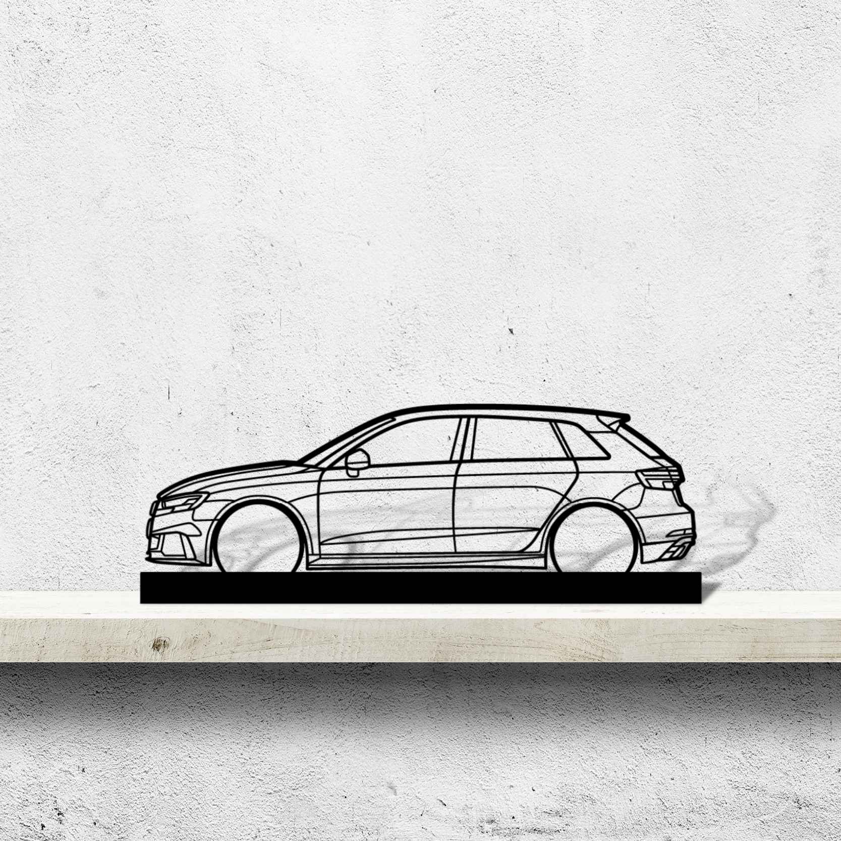RS3 8v Silhouette Metal Art Stand – PetrolVibes